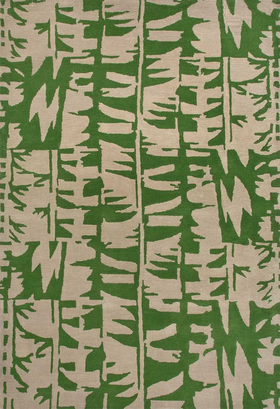 Tribal Dance Green – Designer Rugs New Zealand